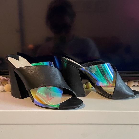 Leith | Shoes | Holographic Heels | Poshmark